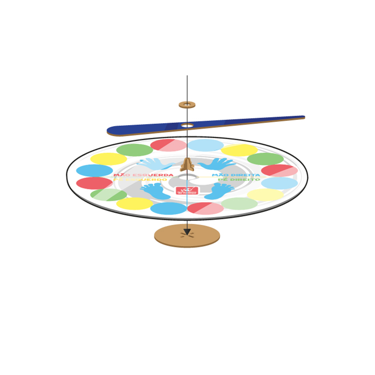 Jogo Twister Refresh Com Tapete Clássico - Produtos infantis