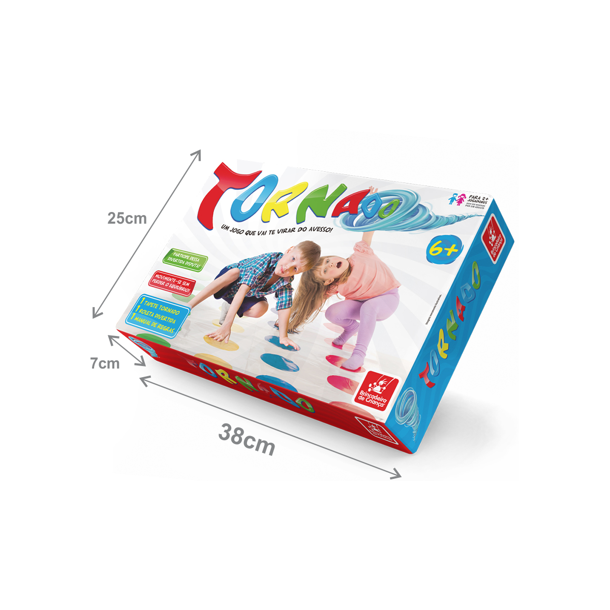 Jogo Twister Refresh Com Tapete Clássico - Produtos infantis