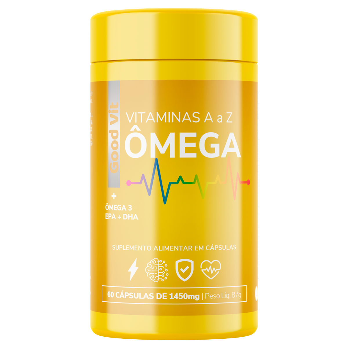 Ômega 3 EPA + DHA 60 Caps - Good Vit