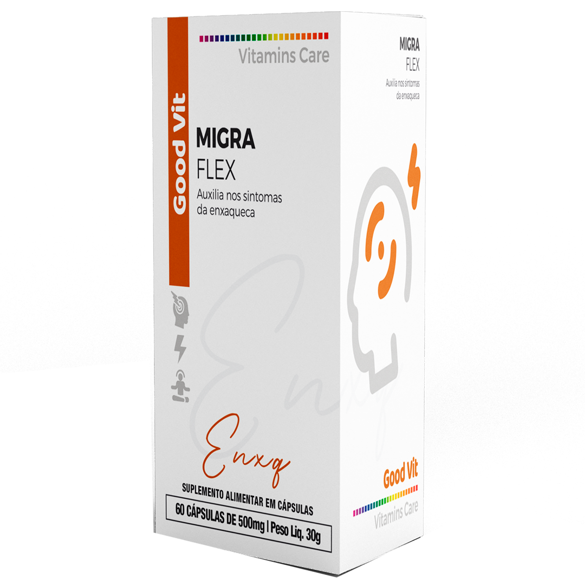 Migra Flex I Alívio Para Enxaquecas l 60 Capsulas - Good Vit