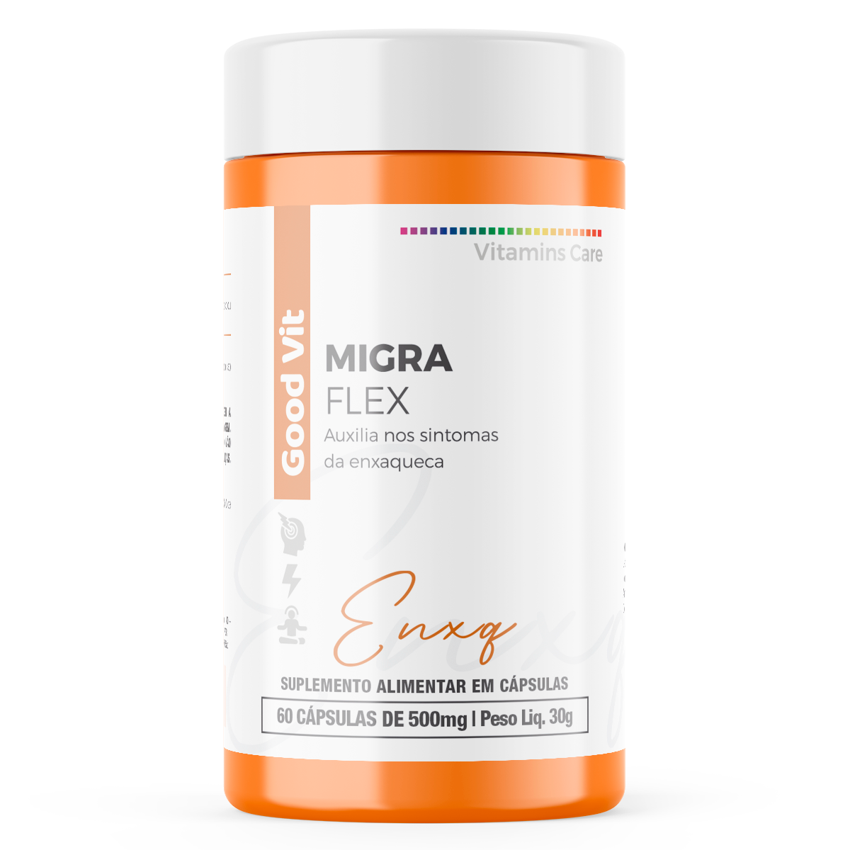 Migra Flex I Alívio Para Enxaquecas l 60 Capsulas - Good Vit