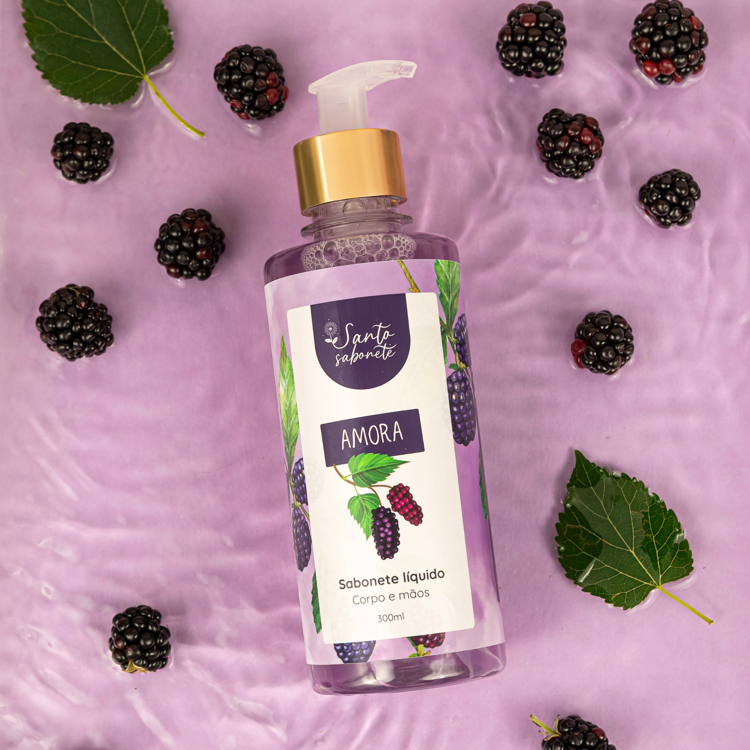 Sabonete Líquido Amora - 300ml | Santo Sabonete - Santo Sabonete ...