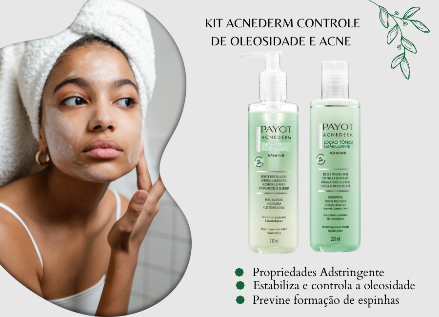 Kit Acnederm Payot Sabonete Líquido + Tônico Estabilizante - EBLux ...