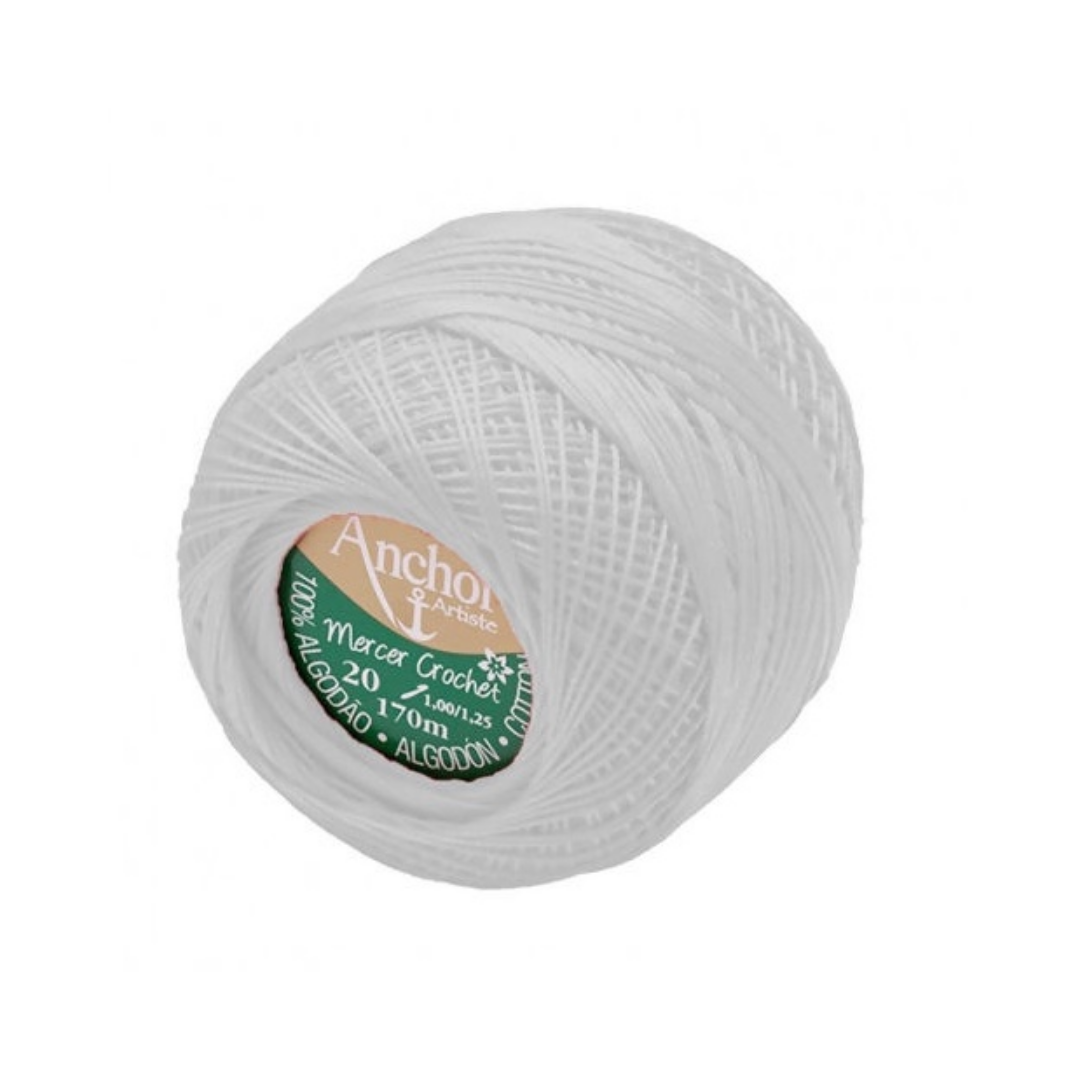 Linha Mercer Crochet Anchor – Algodão Egípcio 20/40/60 - Armarinhos Larose