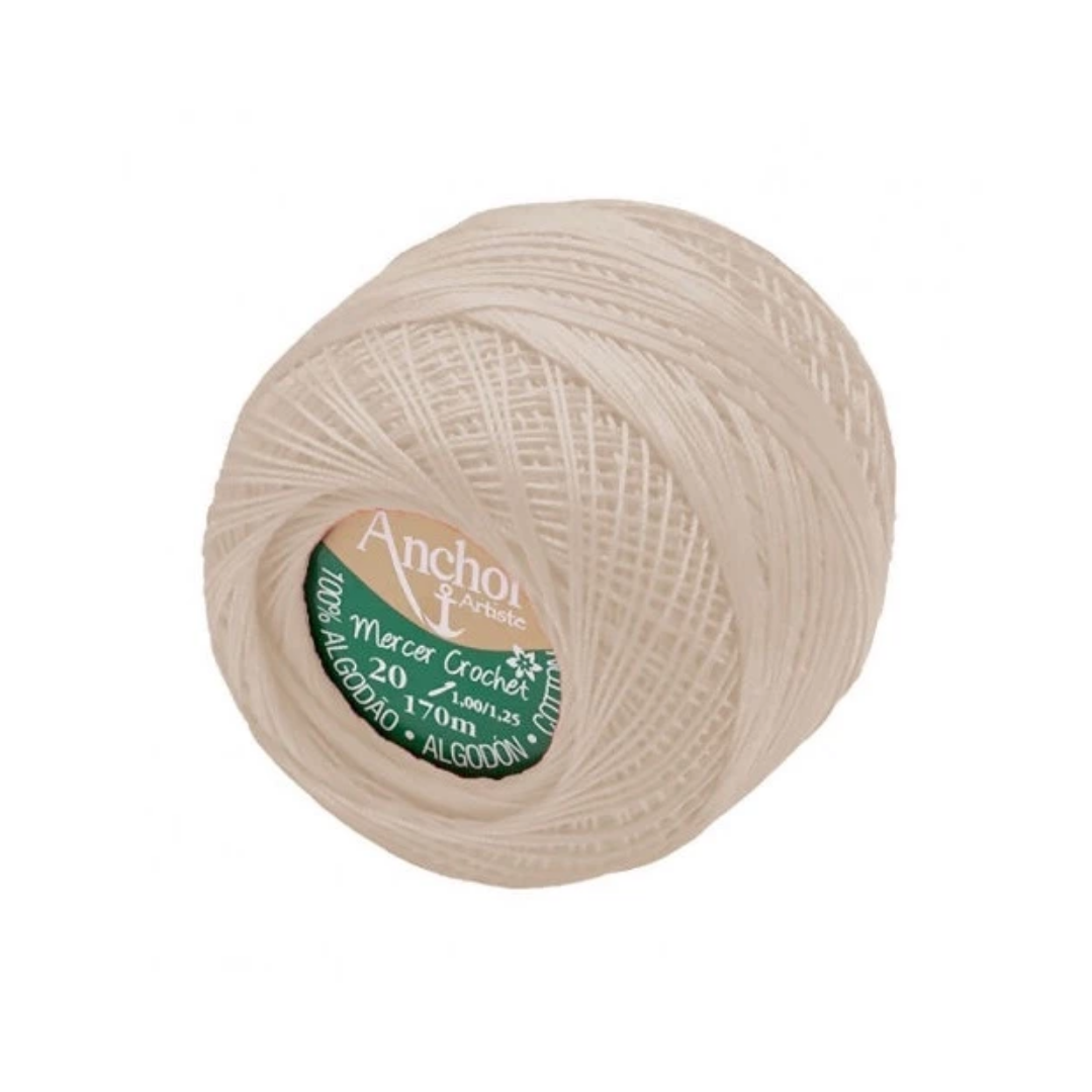 Linha Mercer Crochet Anchor – Algodão Egípcio 20/40/60 - Armarinhos Larose