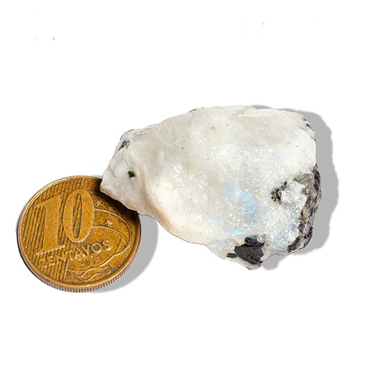 03 Pedra da Lua Verdadeira e Natural Bruto 20 a 30g Classe B ...