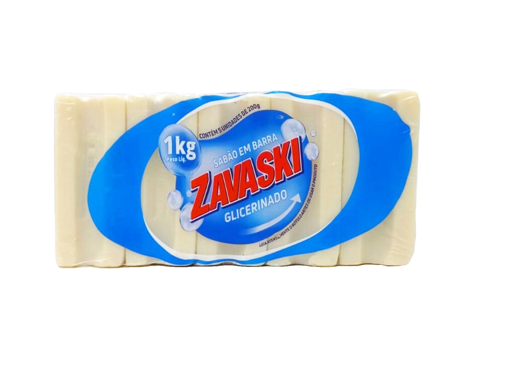 SABÃO BARRA ZAVASKI C/5 200G - Tutto Limpeza e Bem Estar