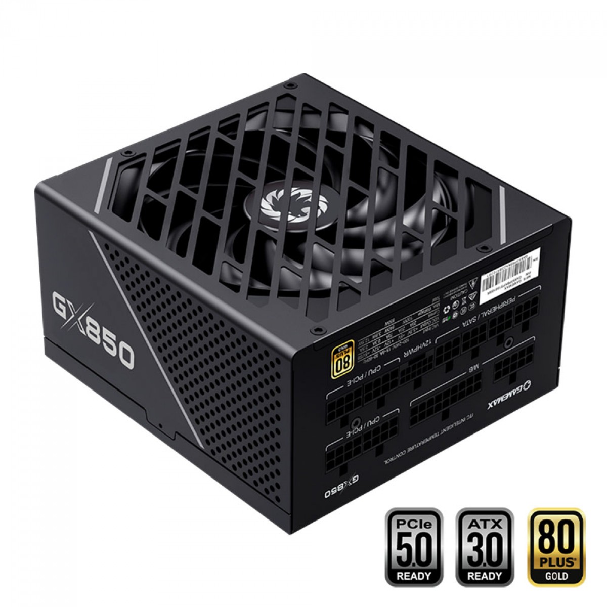 Fonte Gamemax GX850 Pro, 850w 80Plus Gold, Pci-e 5.0, ATX 3.0, PFC Ativo, Full Modular - ACS ...