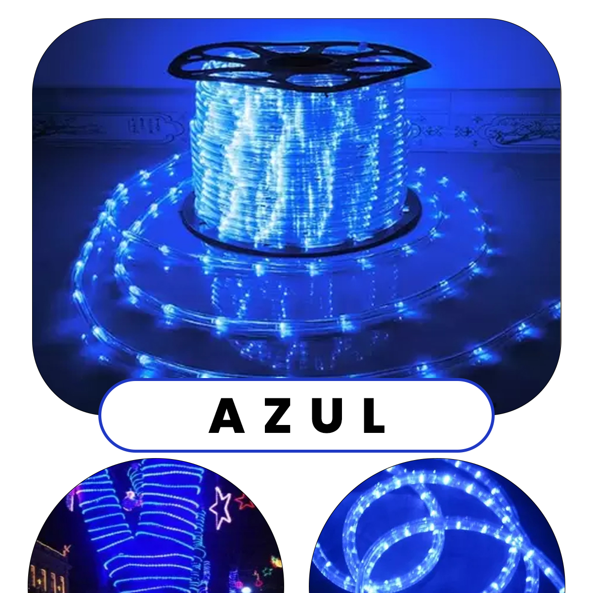 MANGUEIRA 10M 110V AZUL - JDK