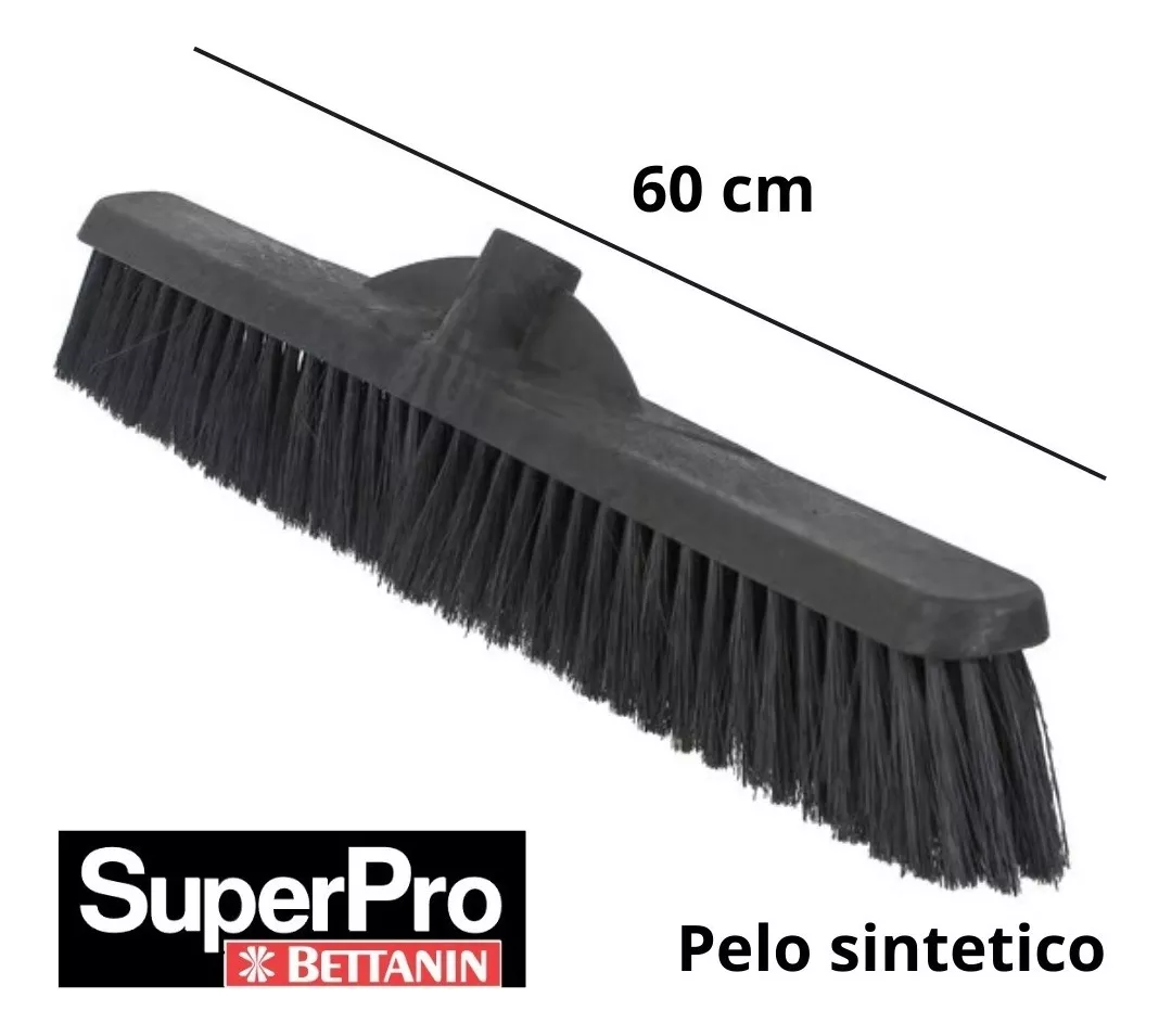 VASSOURA CERDAS MACIAS 60CM S/ CABO 9064D SUPERPRO - EcoLimpe