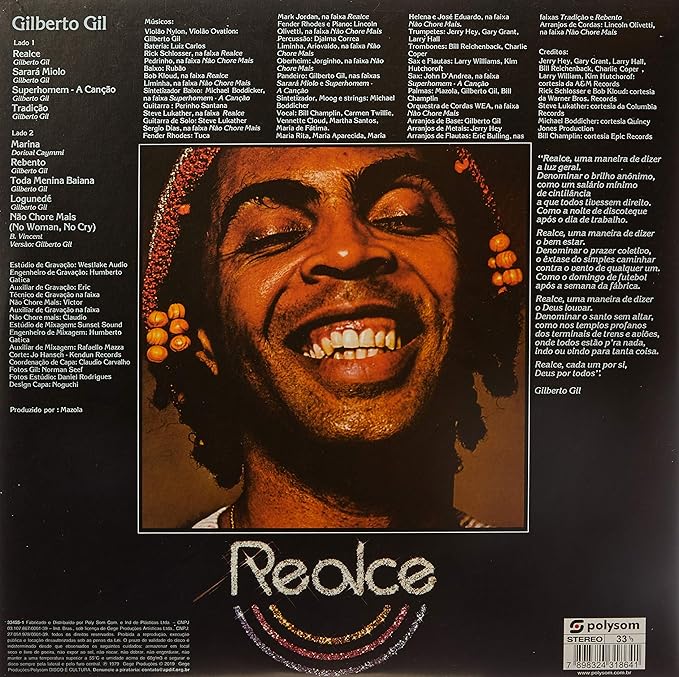 LP Vinil Gilberto Gil - Realce - Ofertão do Vinil