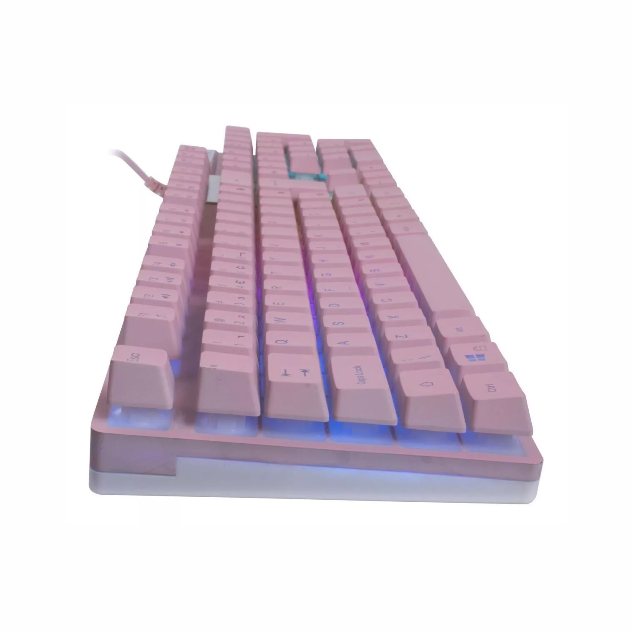 Teclado Gamer Rosa OEX Prismatic LED (6 Cores) - TC205 - Monte Olympus ...