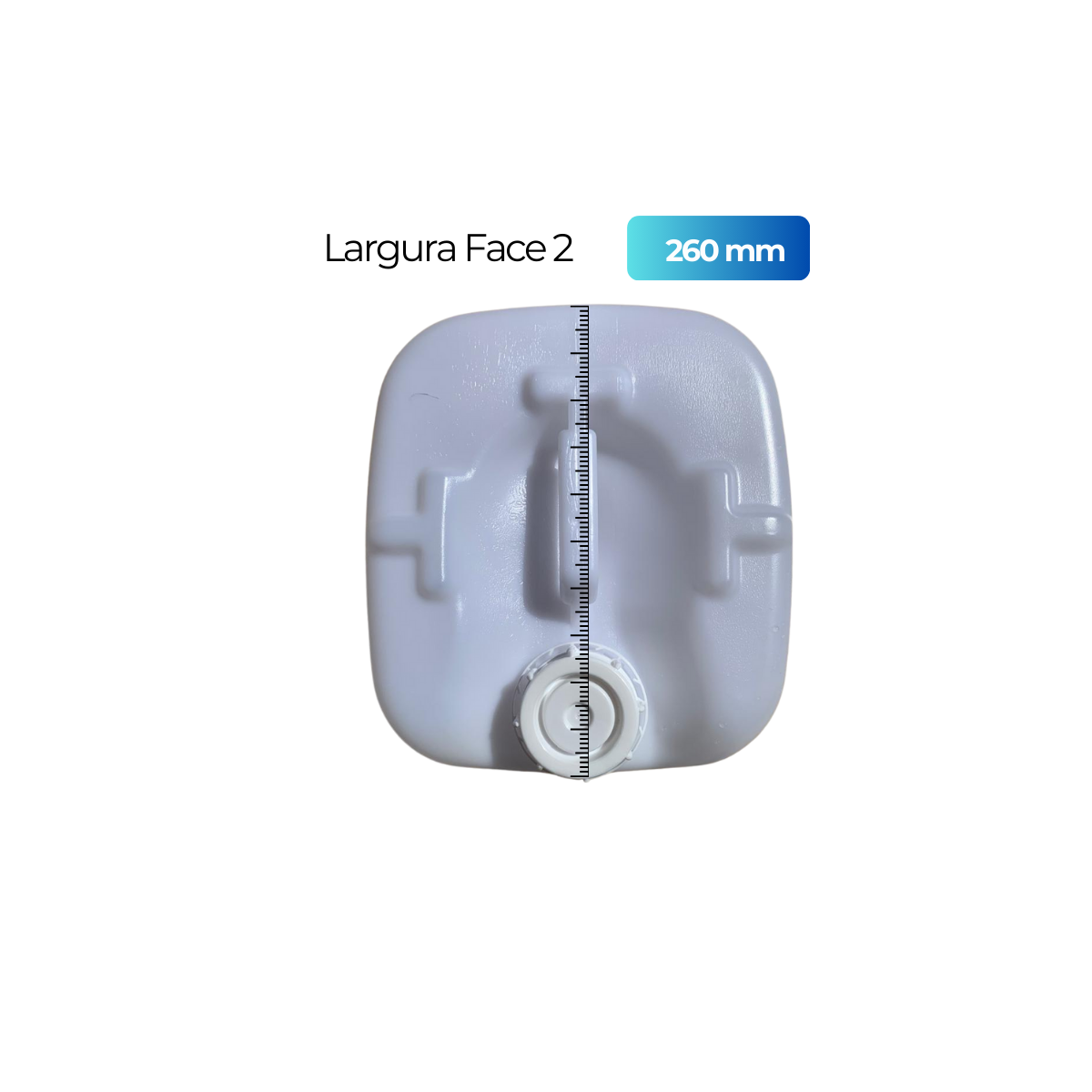 Bombona Natural Translucida de 20L com Tampa Lacre Rosca Nastripack - Nastripack Embalagens