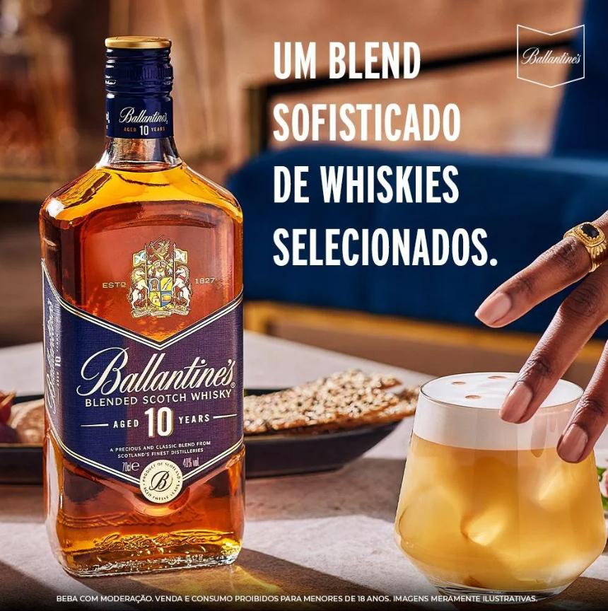 Whisky Ballantine's 10 Anos 1000ml - casa sp. empório - Tudo o que você ...