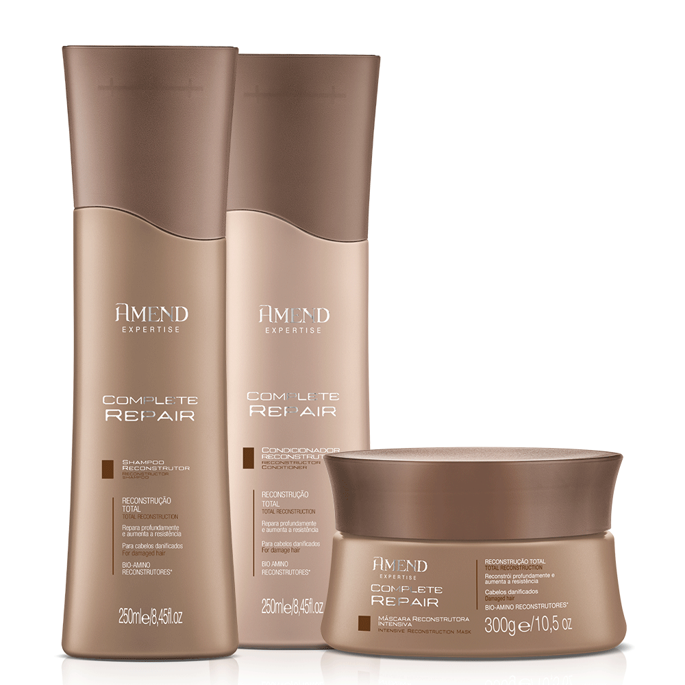 KIT AMEND EXPERTISE COMPLETE REPAIR SH, COND 250ML E MASC 300G - Raiz ...