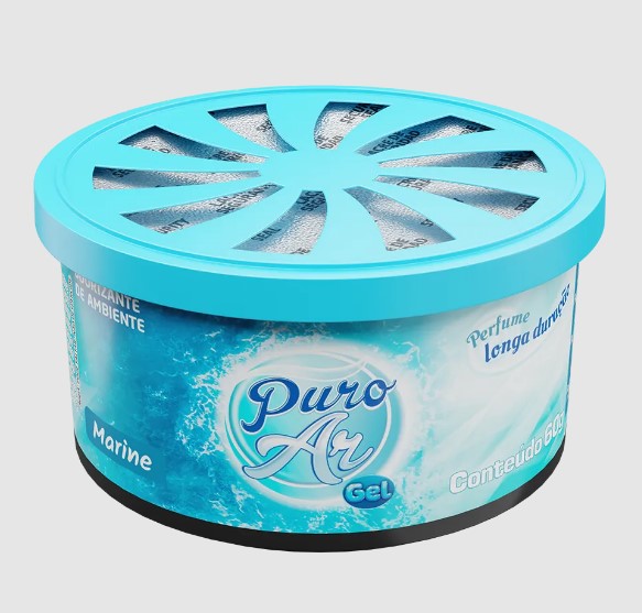 Odorizante De Ambientes Puro Ar Gel 60g - Distribuidora Nanuque
