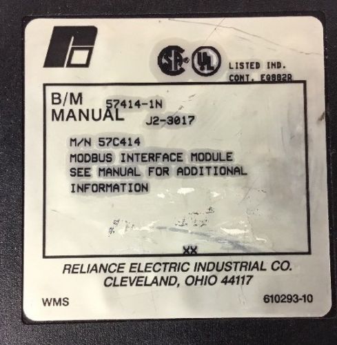 AUTOMAX MOD BUS INTERFACE, COD. 57C41 - Protaquions