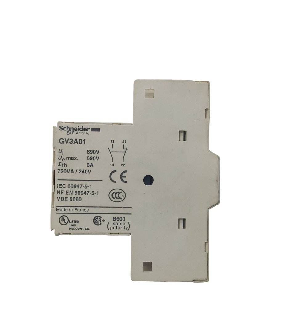 Bloco de Contato Auxiliar Lateral GV3A01 - SCHNEIDER - Protaquions