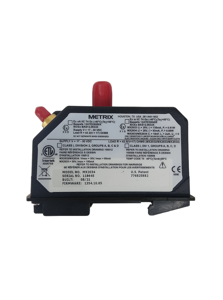 Sistema de Proximidade Digital MX2034-01-08-09-05-01-003-00 - METRIX ...