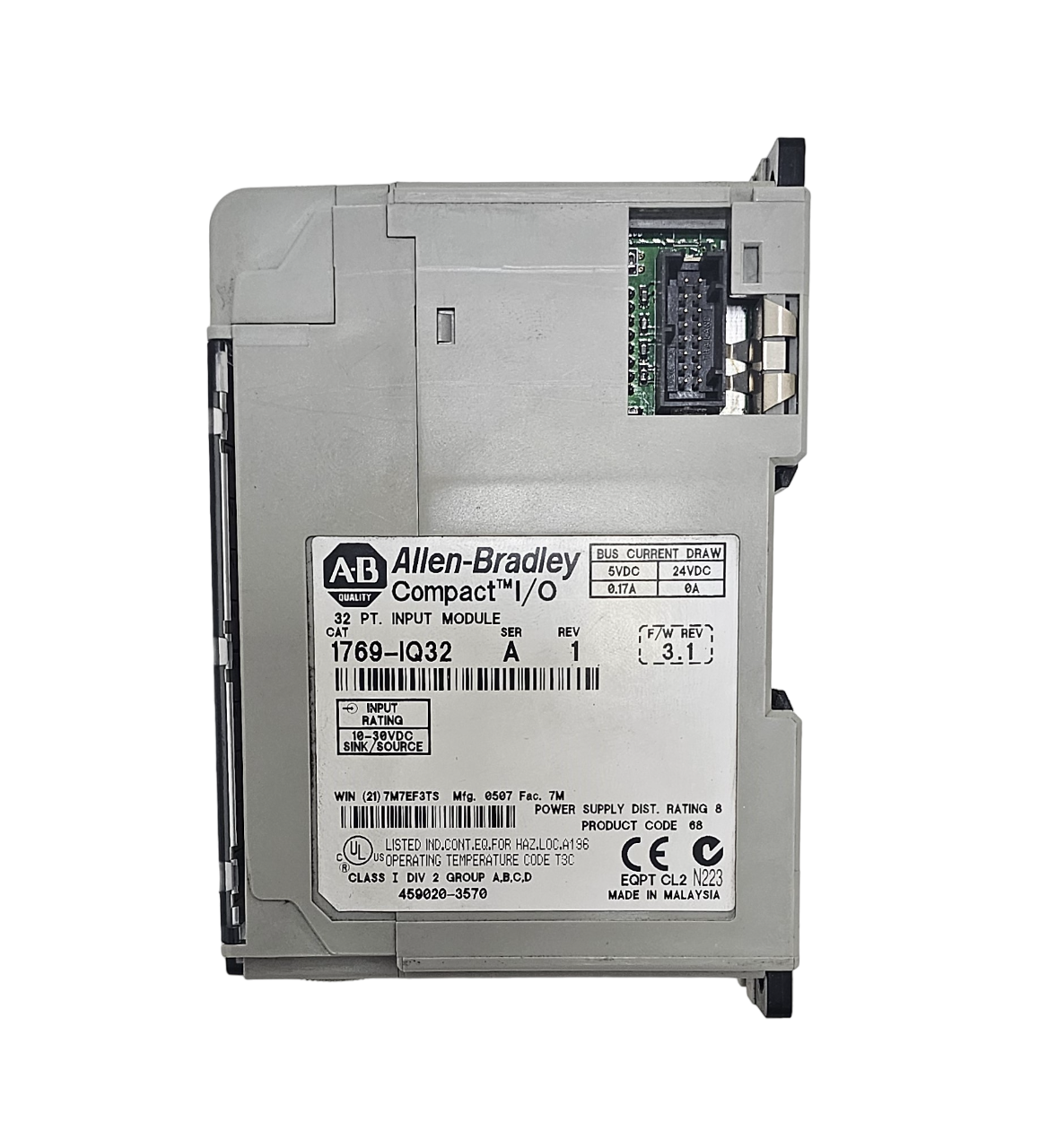 Módulo de entrada 32 pontos Compact 1769-IQ32 - ALLEN-BRADLEY - Protaquions