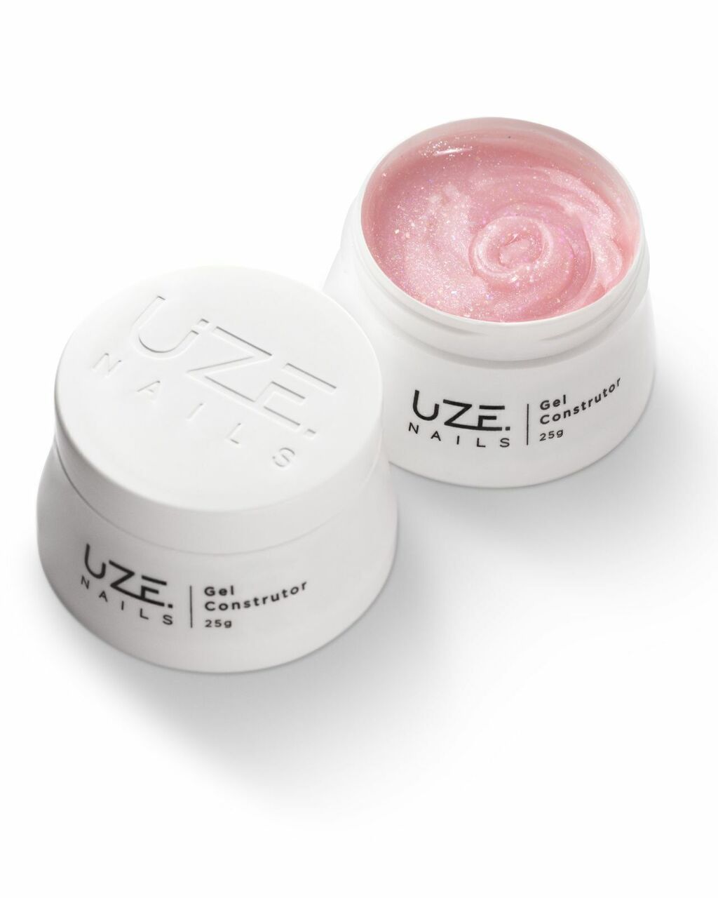 GEL CONSTRUTOR LUMINOUS STAR 25G UZE NAILS - STAR PINK - Sama Nails