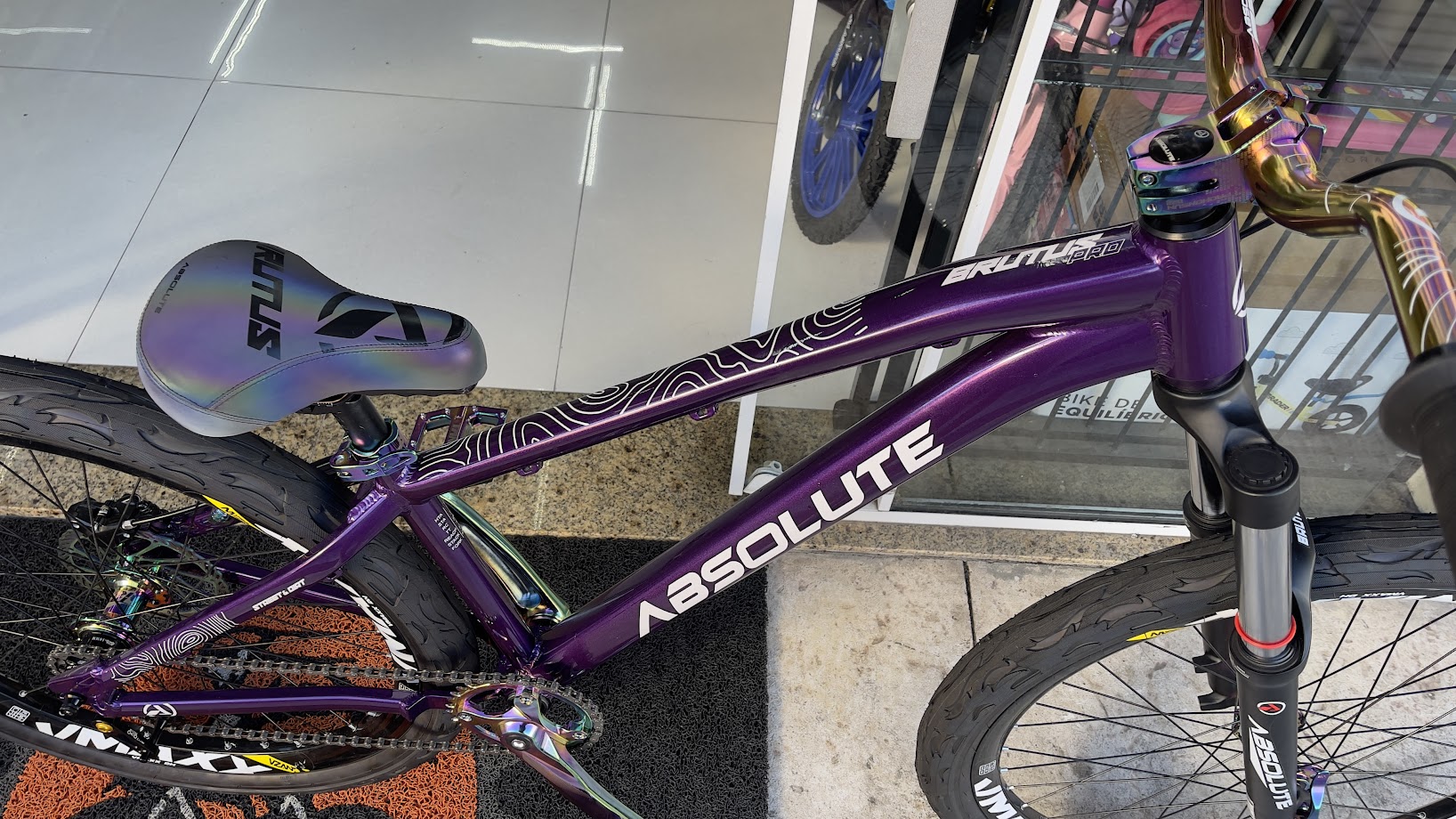 Bicicleta Aro 26 Absolute Brutus Grau Pro Roxa - BikeNow | Loja de ...
