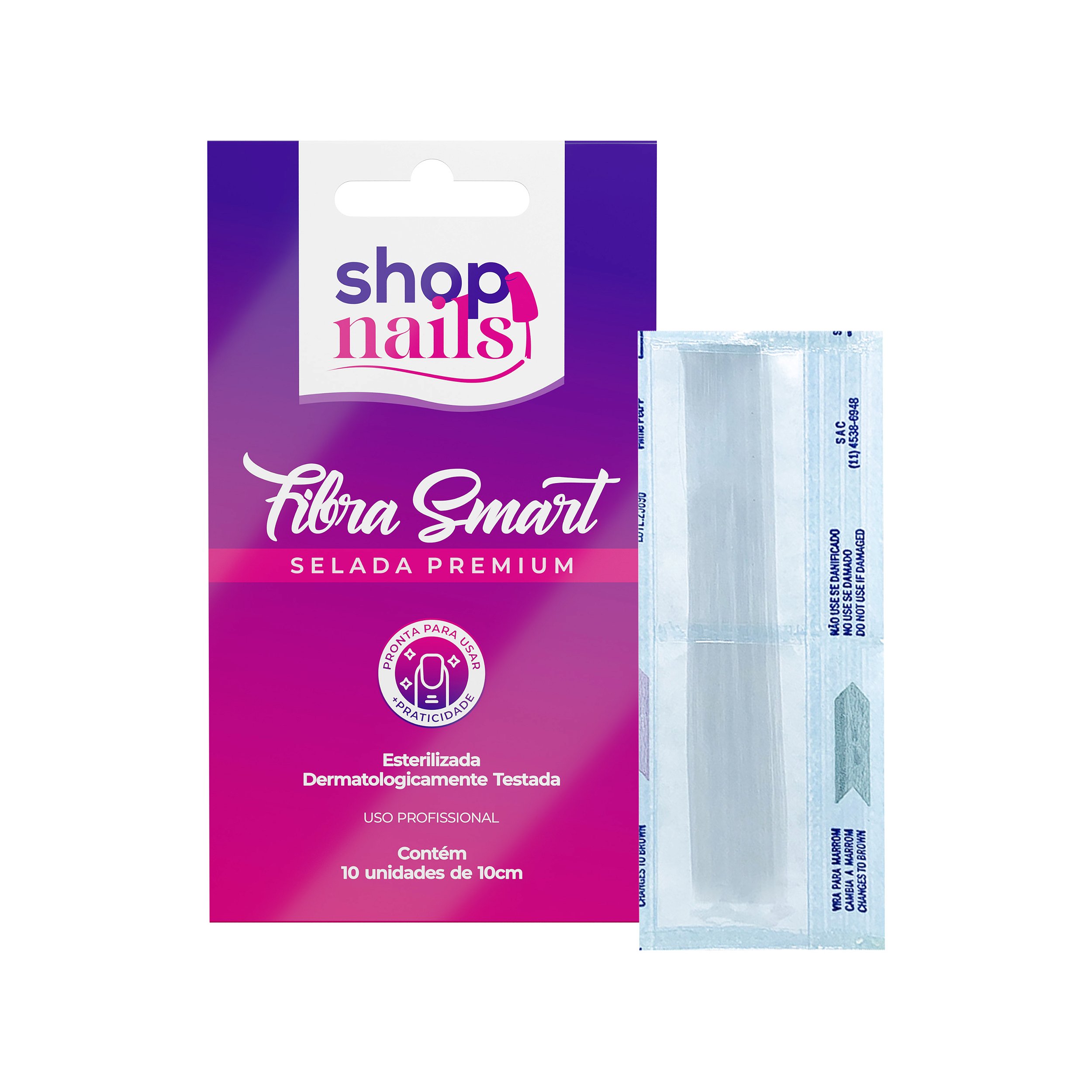 Fibra Smart Selada Premium 10 Und de 10cm - Shop Nails - Acessórios ...