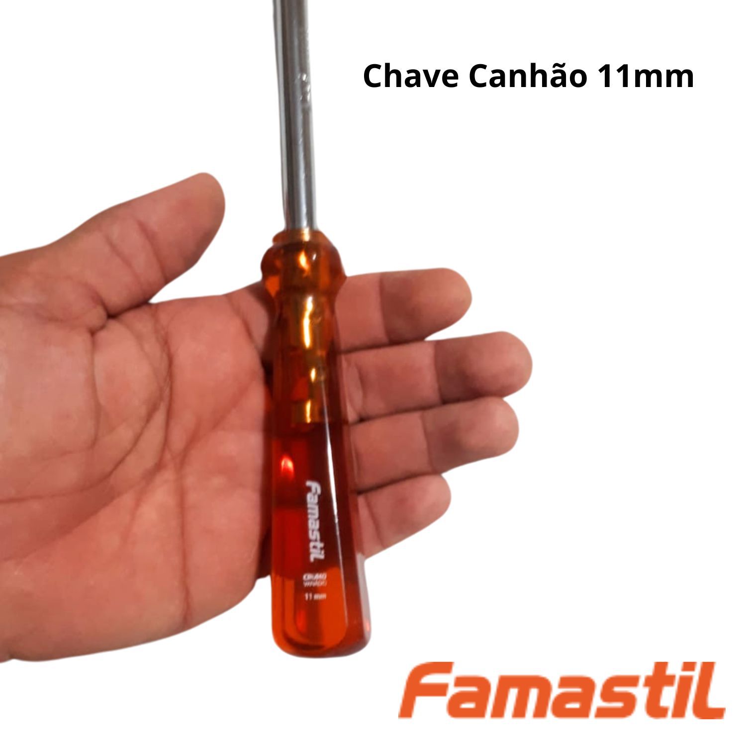 Chave canhão 11mm cromo vanádio reforçada profissional Famastil - sabra ...