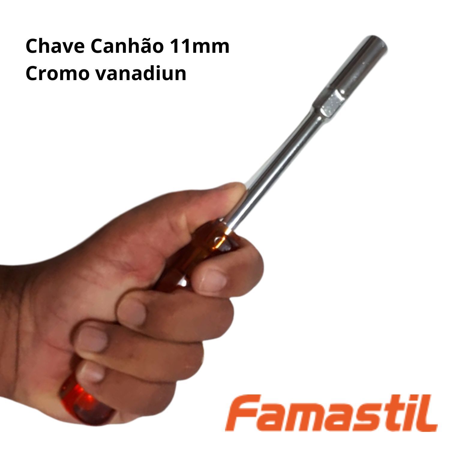 Chave canhão 11mm cromo vanádio reforçada profissional Famastil - sabra ...