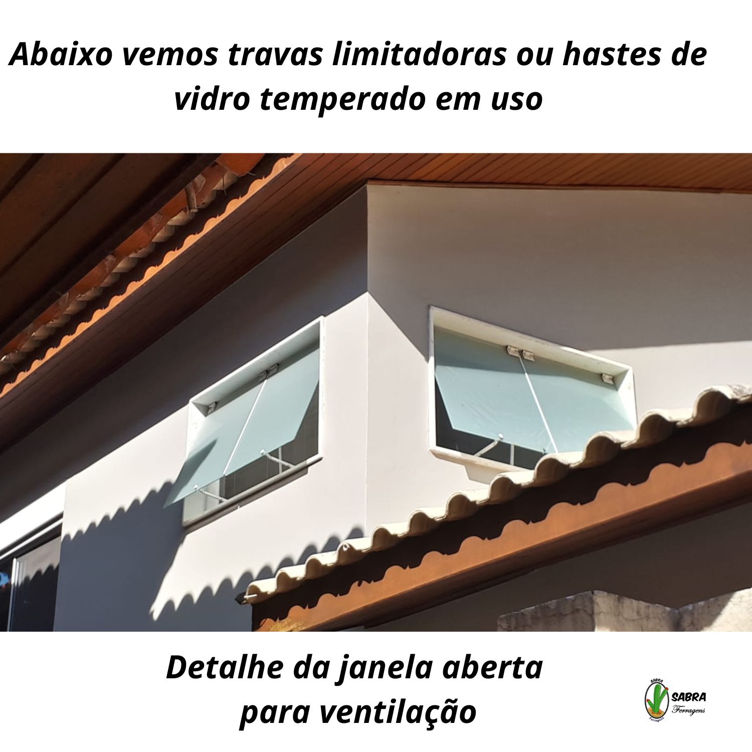 trava limitadora janela basculante vidro temperado alumínio branco 40 ...