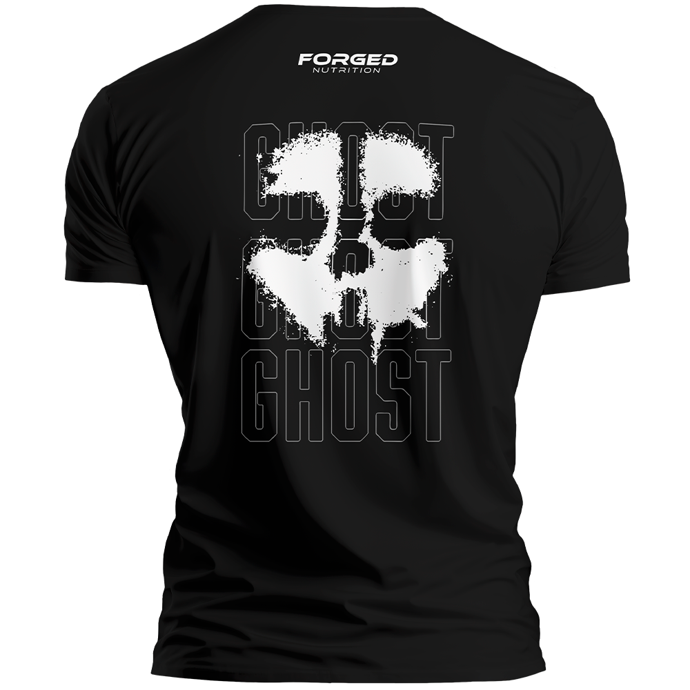 Camiseta Preta Ghost Casual 100% Algodão Forged Nutrition - Forged ...