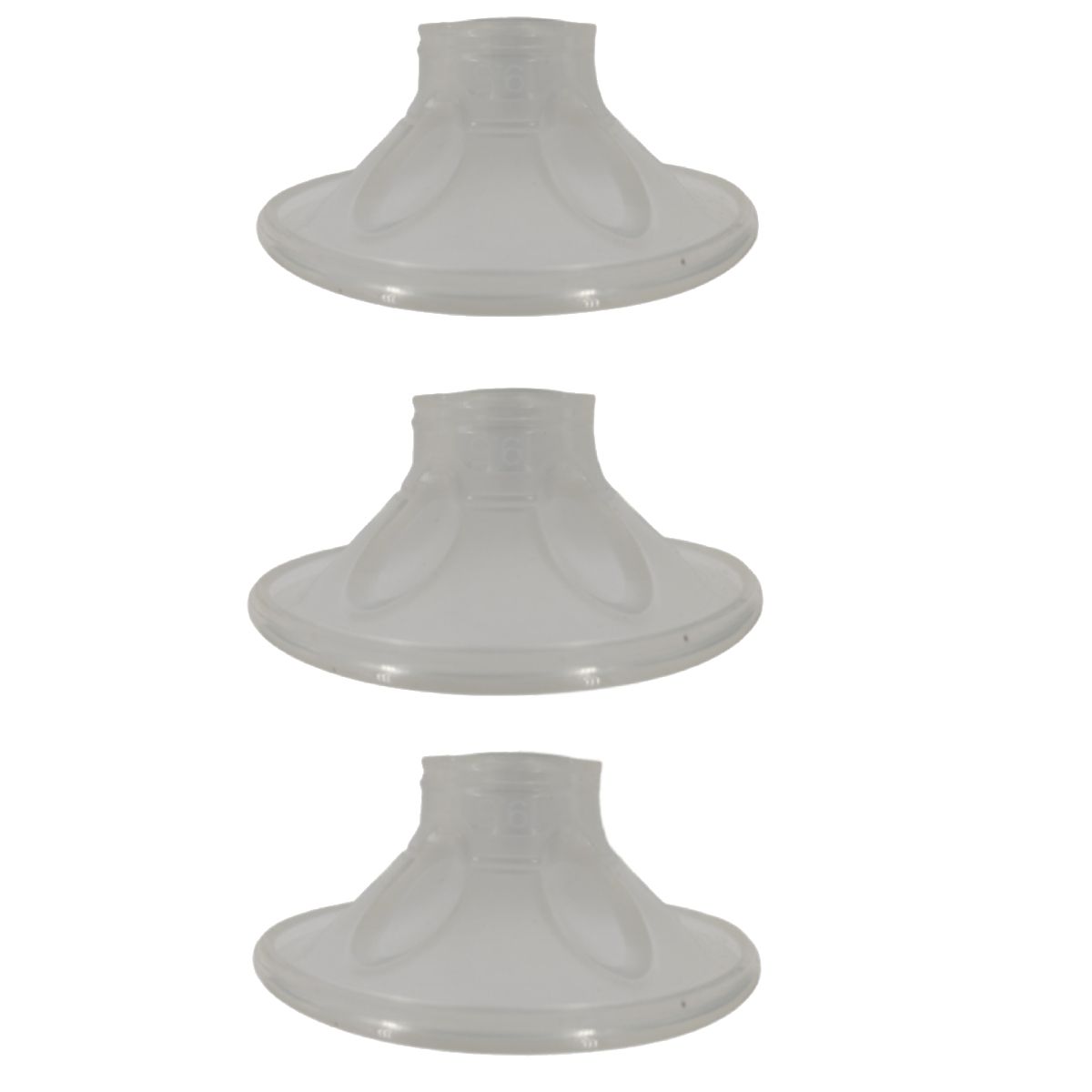 3 Anteparos Conchas Textura Suave 19,5mm Bomba Avent Pétala SCF330/20 ...