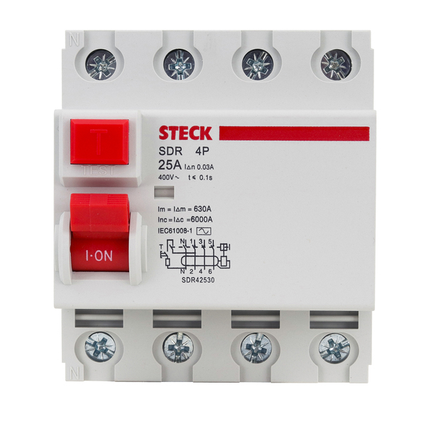 DISPOSITIVO DR STECK 4P 25A 30mA SDR-42530 - Histec Comercial Materiais ...