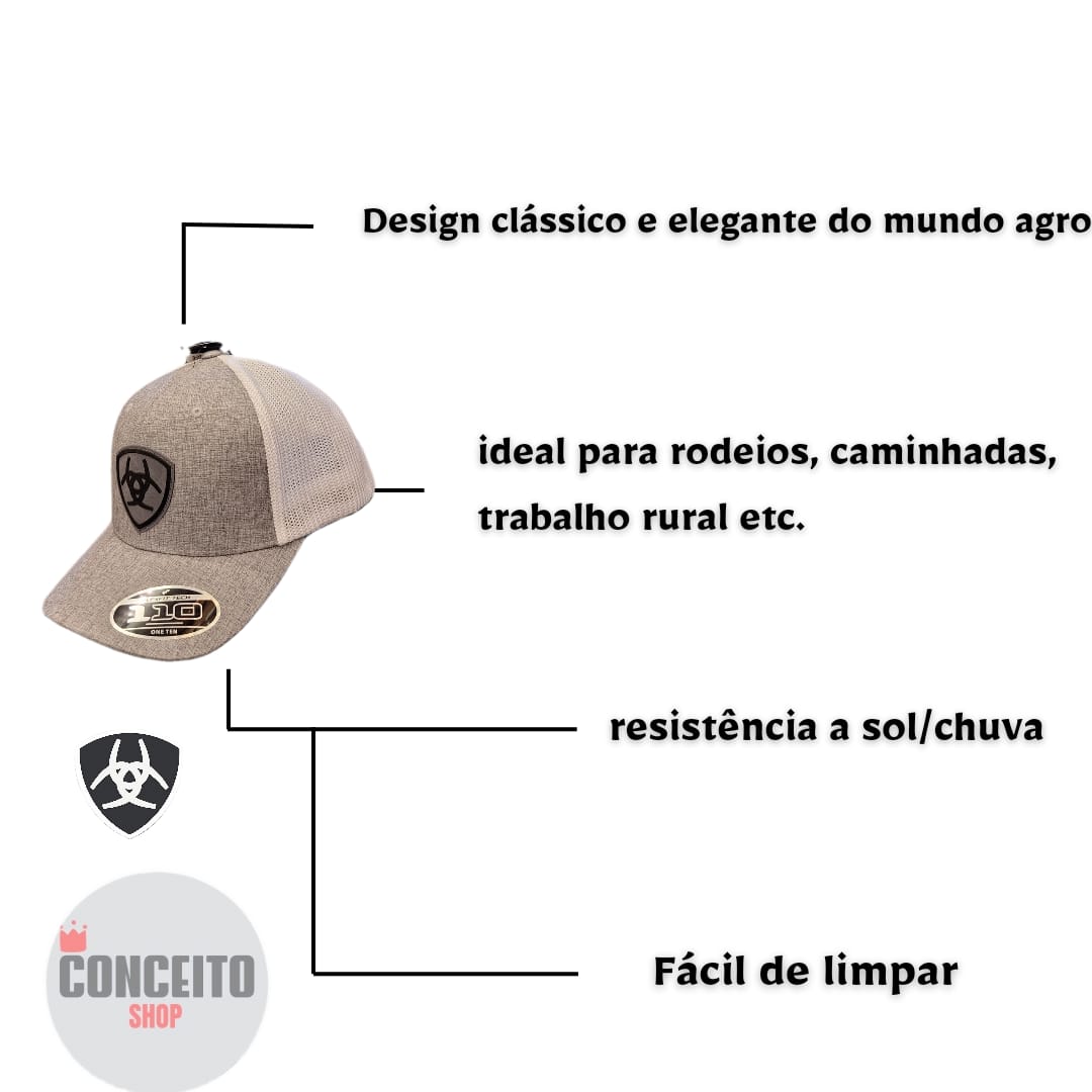 Boné Ariat Masculino - Estilo, Conforto e Durabilidade para o Seu Dia ...