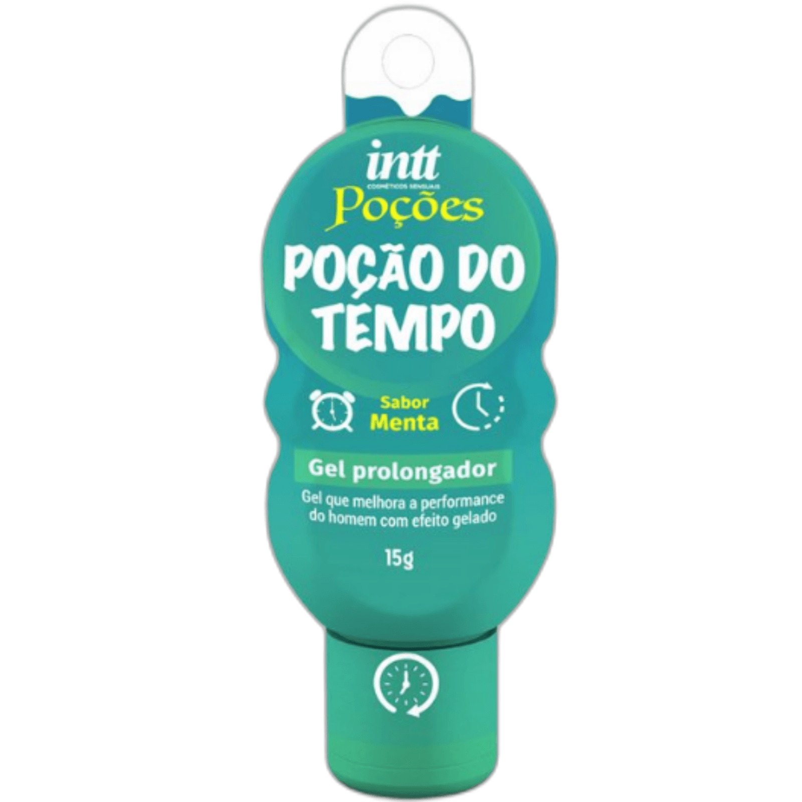 Gel Prolongador Masculino Efeito Gelado Poção do Tempo - Intt 15g ...