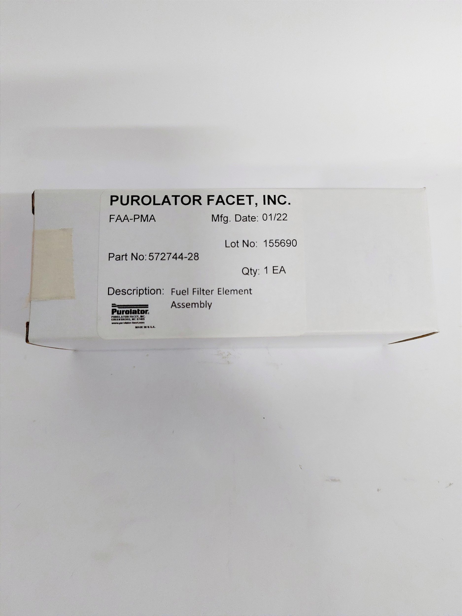 FUEL FILTER - 572744-28 - PUROLATOR - ROTORJET AVIATION - comércio de ...