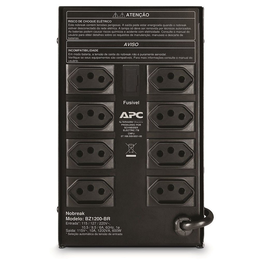 NoBreak APC 2200va 220v BZ2200I-BR - NOBREAKS - APC | EATON | VERTIV ...