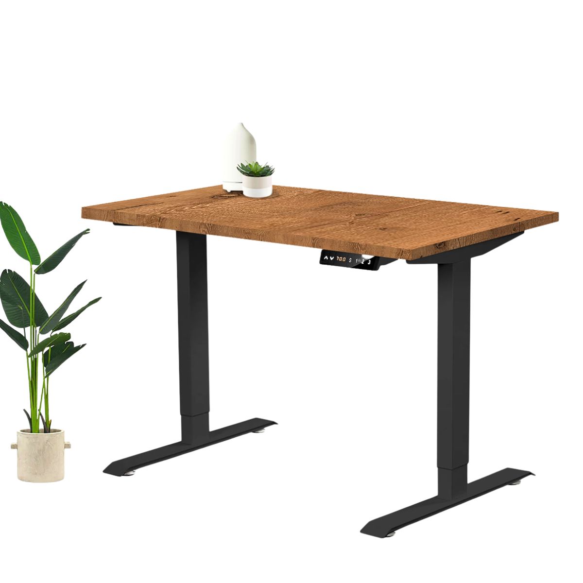 Mesa Elétrica Com Regulagem de Altura Automática 02 Motores Madeiras ...
