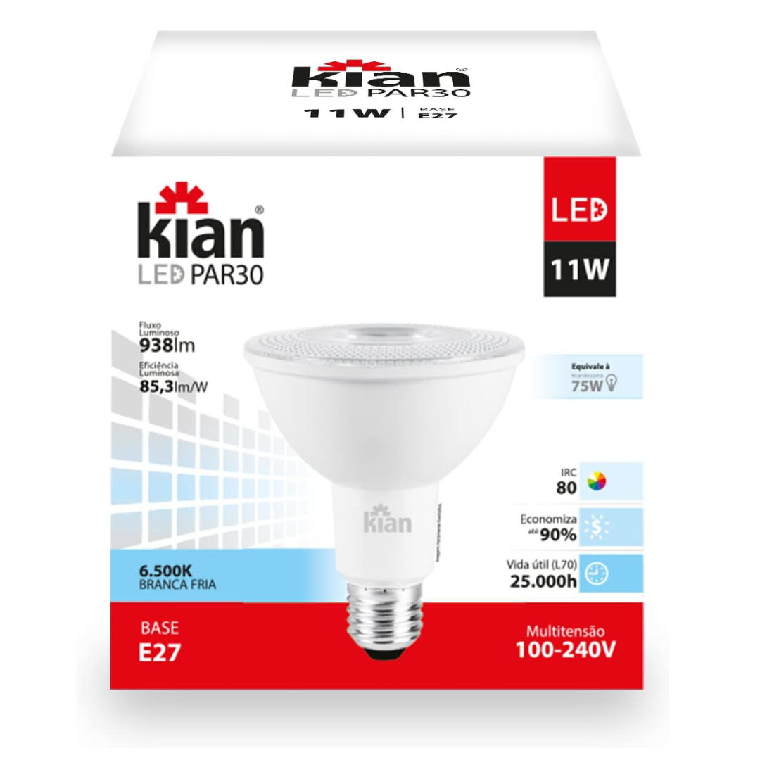 LAMPADA LED KIAN POTENCIA 11 WATTS - Loja Eletrica Lima Materiais Eletricos