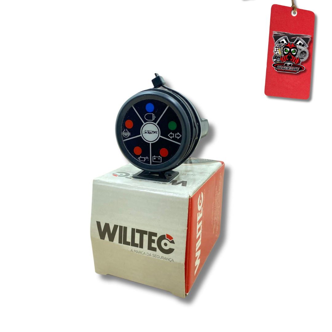 PAINEL SINALEIRA 52MM - WILLTEC - BlackLine Perfomance