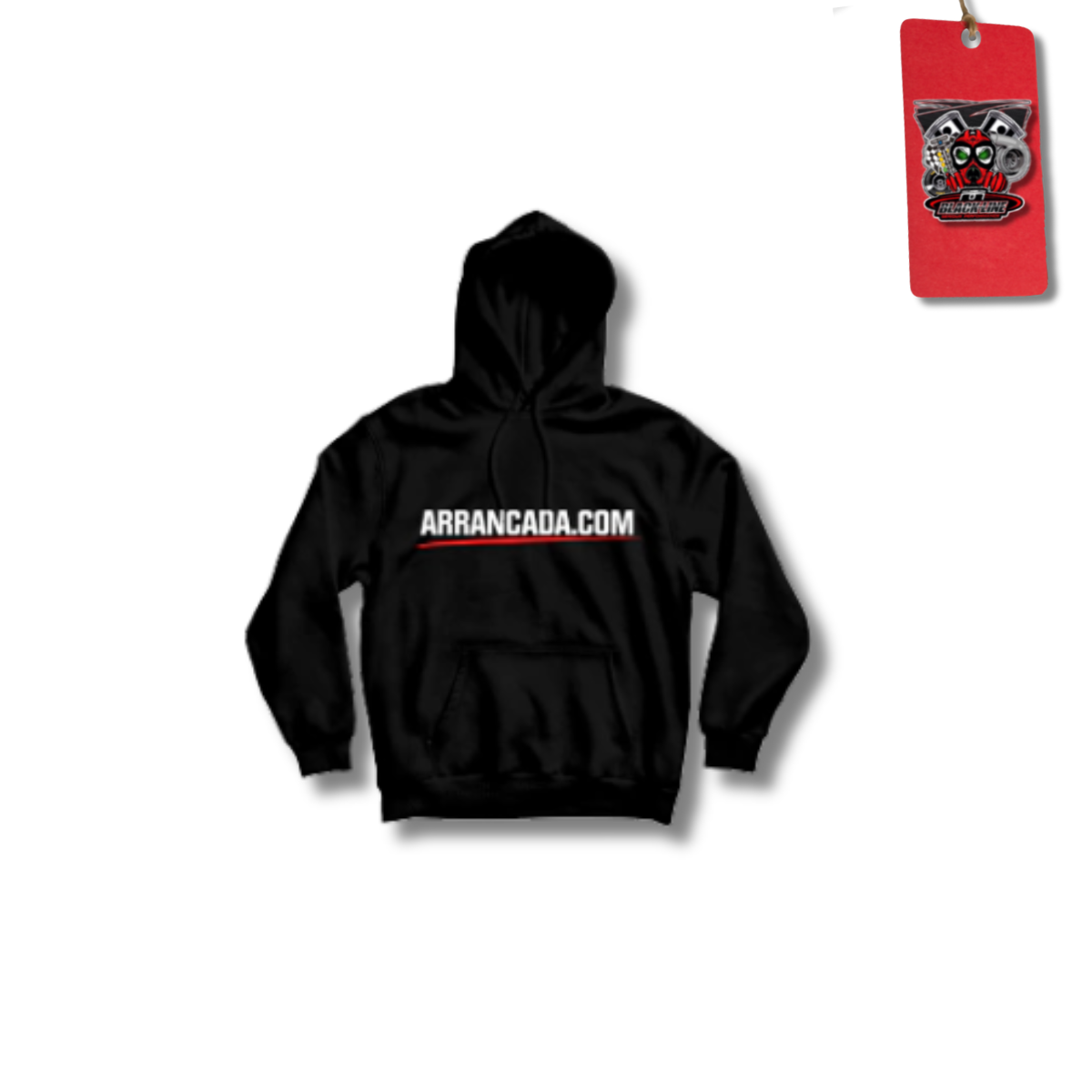 MOLETOM PRETO MODELO GOL QUADRADO - ARRANCADA.COM - BlackLine Perfomance