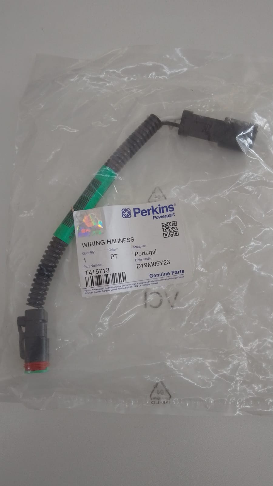 T415713 - Chicote do conector - Perkins - DED Peças