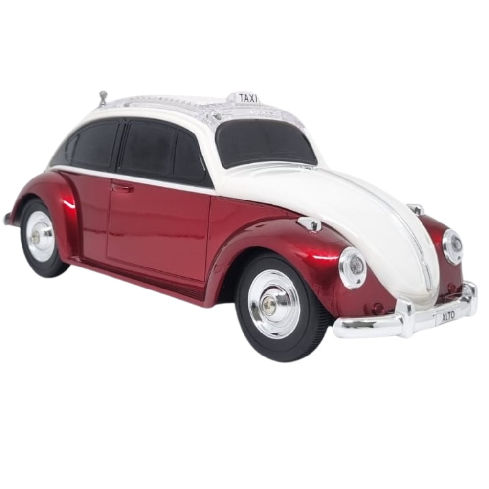 Caixa de Som Bluetooth Retrô FUSCA Anos 70 Com Rádio - Pegue Pegue