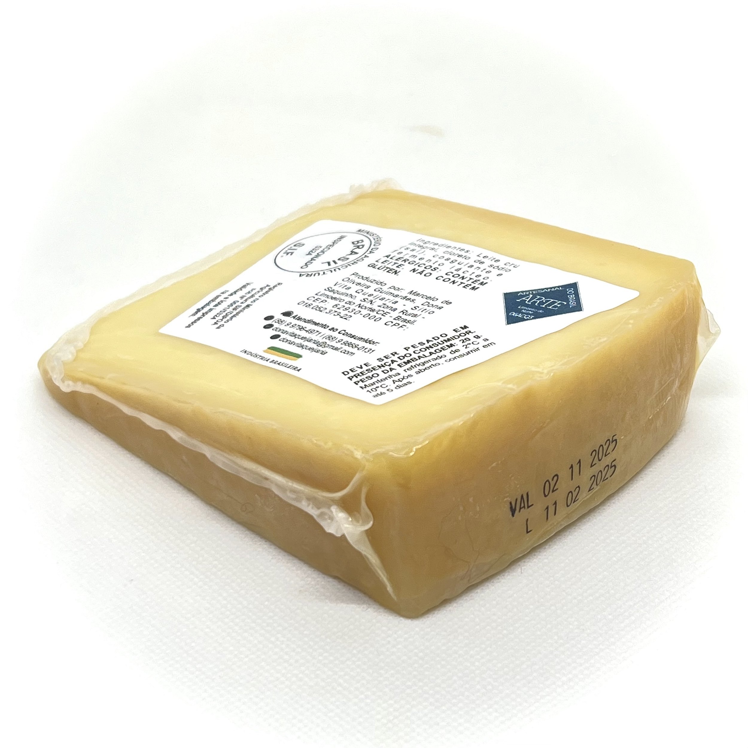 Queijo tipo Raclette Fracionado 220g - Dona Vita - Queijo é Vida