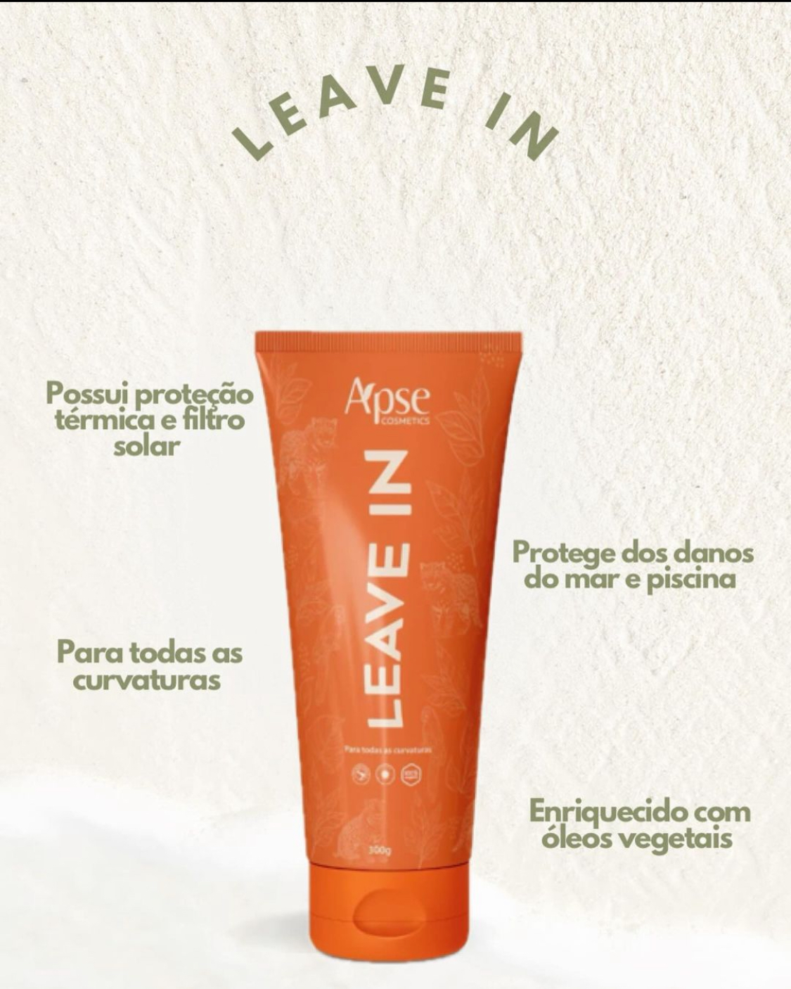 Leave In Condicionante - Todos os tipos de cabelo- Apse - Biame Cosmetics
