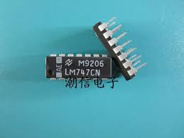 Circuito Integrado LM 747 CN DIP NATIONAL - Power Circuit - Componentes ...