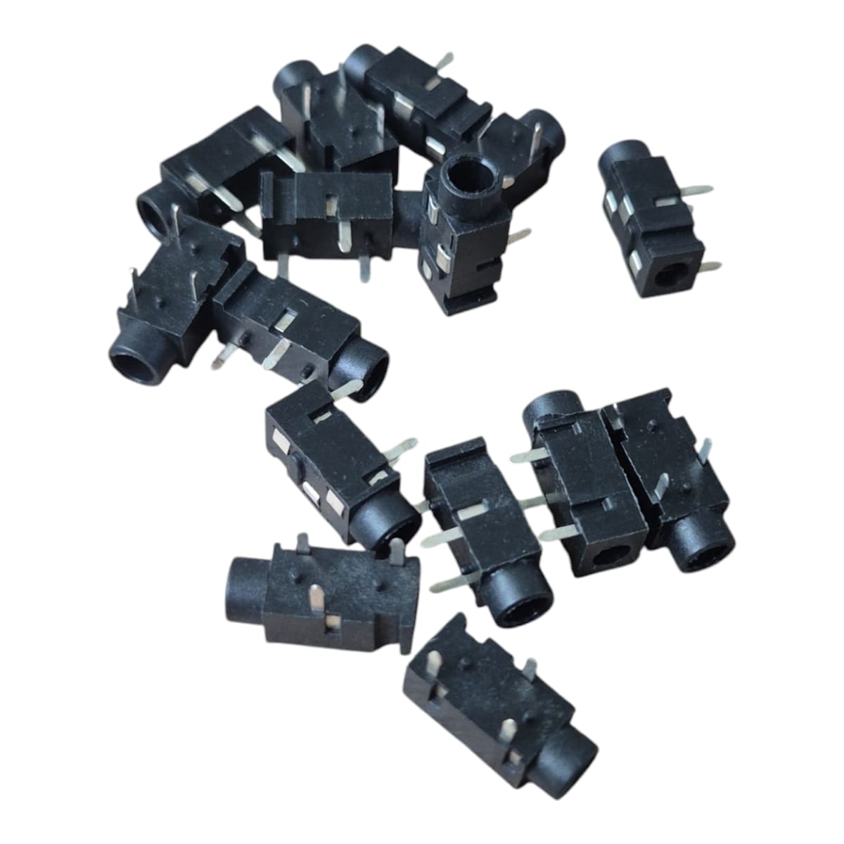 Conector Jack J2 Femea Pj-320a Mono/ Estereo 3 Pinos Smd - Power ...