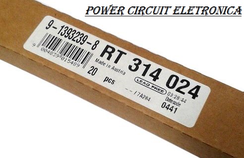 Rele 24V 16A 1 Contato 8 Pinos RT314024 250VAC 9-1393239-8 Schrack ...