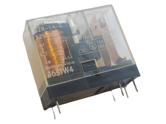Rele 12v Eletromecanico 12v 1na 16a G2r-1a-e-12vdc Omron - Power ...