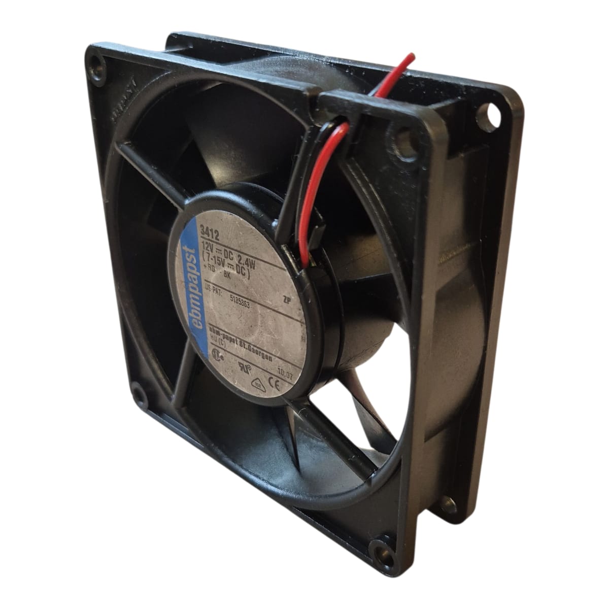 Cooler Ebm Papst 3412 12vdc 2.4w 7-15 Vdc 2 Fios - Power Circuit ...